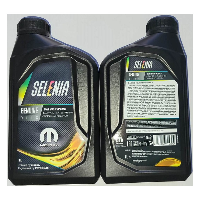 Olio Mopar Selenia WR FORWARD 0W-20